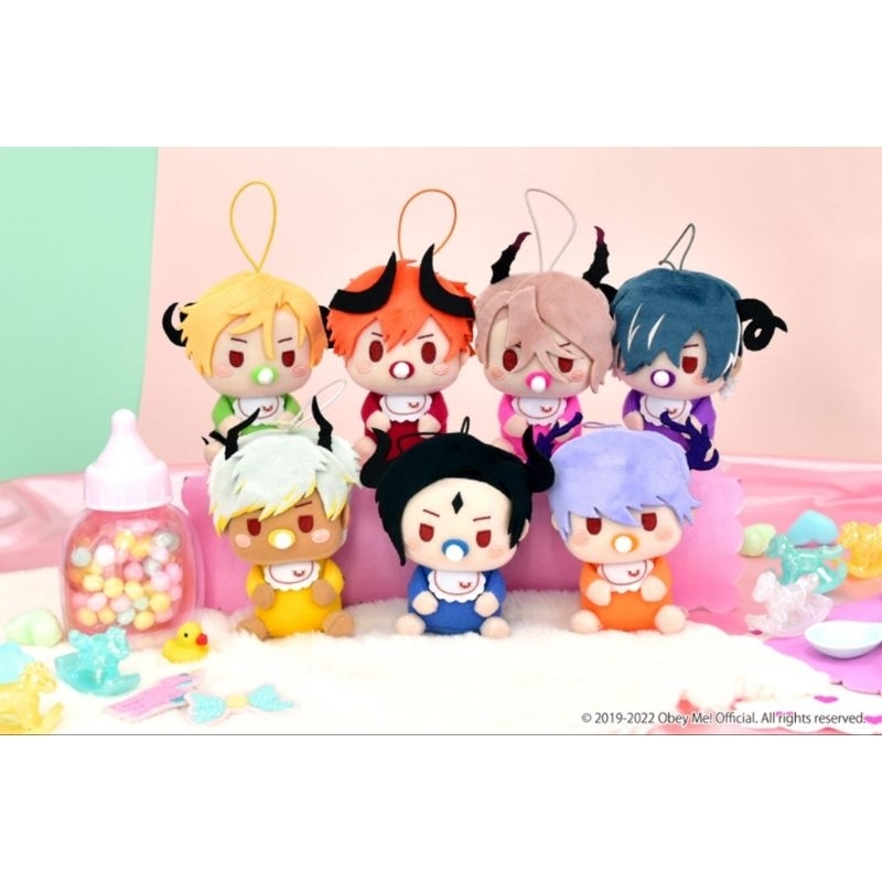 Obey Me! - Beelzebub, Asmodeus and Mammon Baby Friends Tenori Size ...