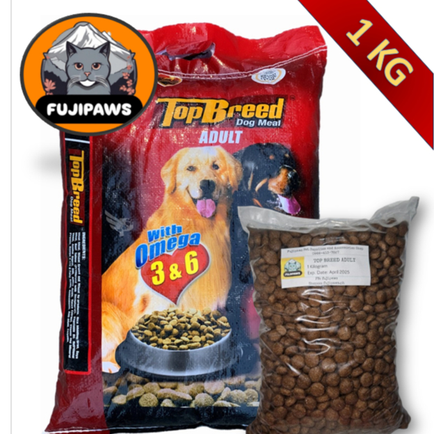 TopBreed Adult Dog Food Repacked 1kg | Shopee Philippines