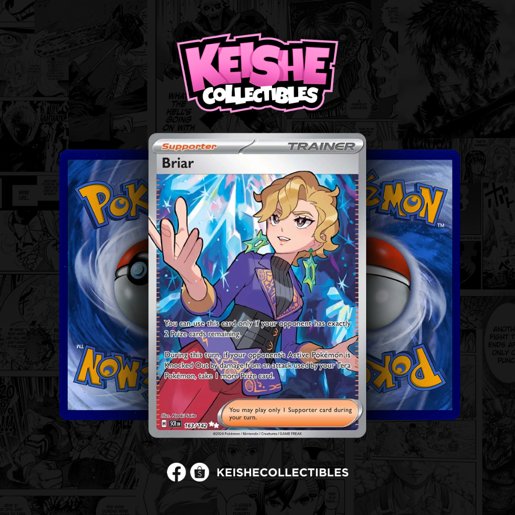 Pokémon TCG (English) | Briar UR 163/142 (Full Art) (Stellar Crown ...