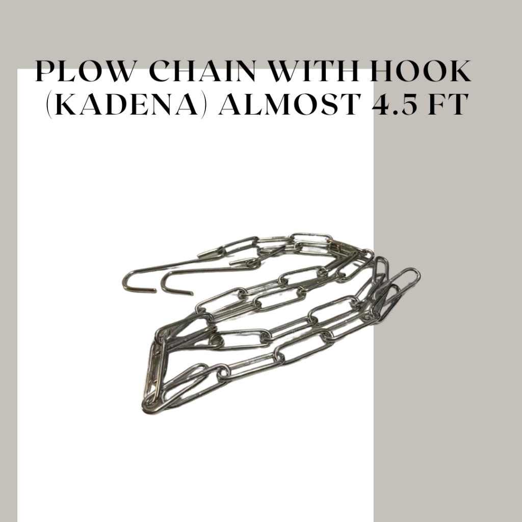 PLOW CHAIN WITH HOOK 4.5 FT( KADENA) | Shopee Philippines
