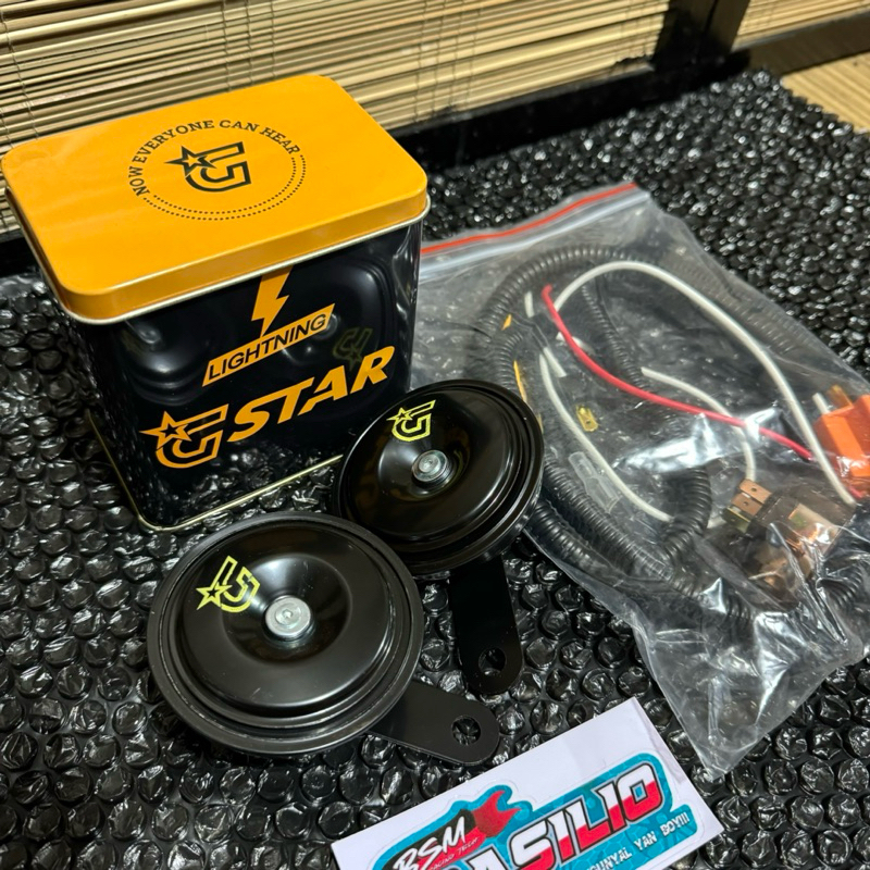 Gstar Loud horn Plug and Play Package for all type motors | Shopee ...