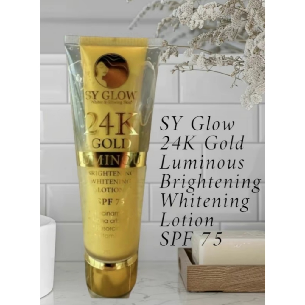 SY Glow Whitening Beauty - 24k Gold Luminous Lotion | SPF 75 ...