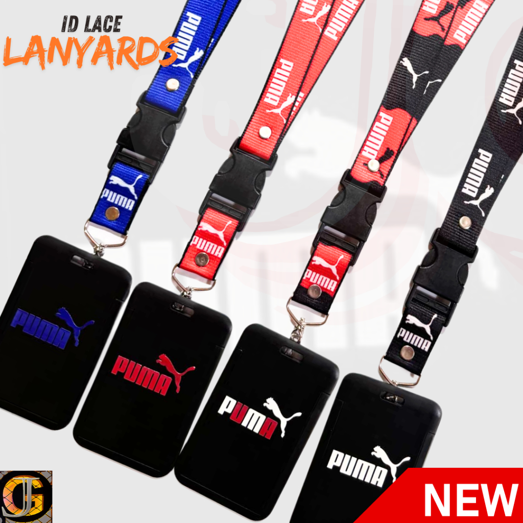 jg New PUMA Lanyards Id Lace Id Holder Name tags | Shopee Philippines