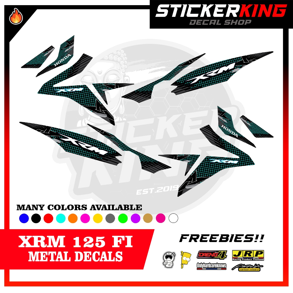XRM 125 FI Metal Decals with Freebies Thailand Indo Malaysian Concept ...