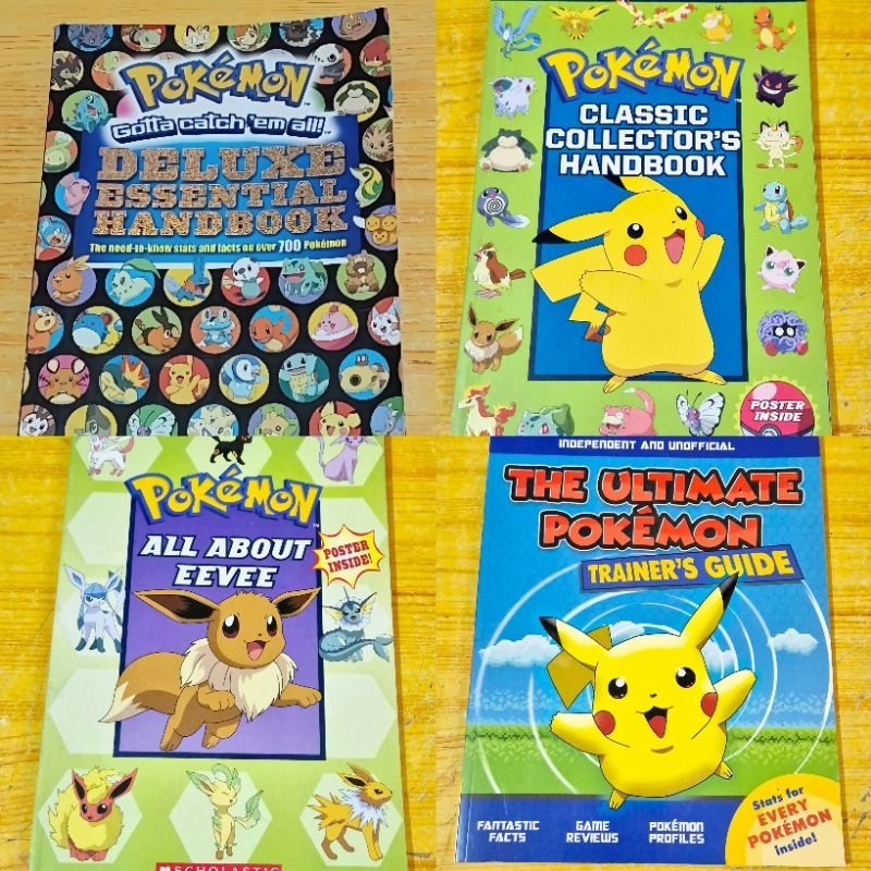 Pokémon Deluxe Essential Handbooks | Shopee Philippines