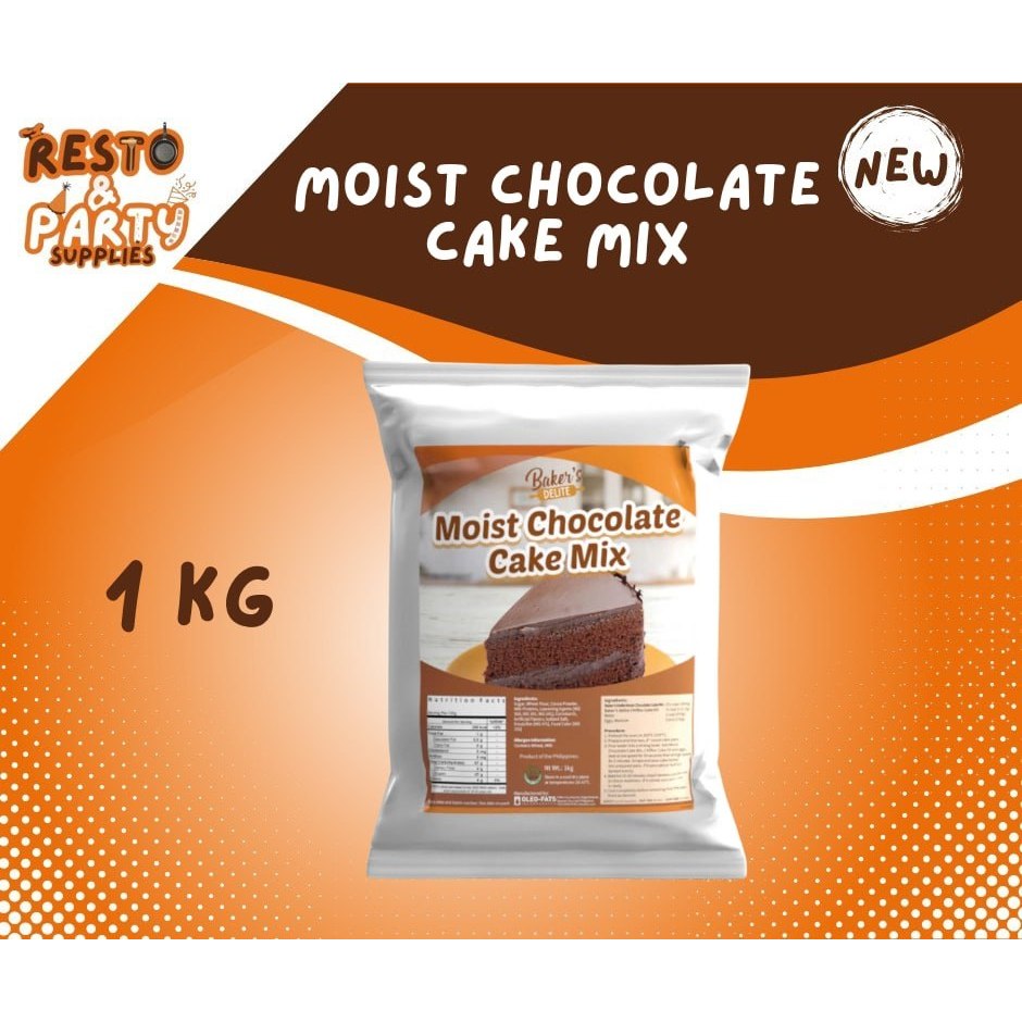 Moist Chocolate Cake Mix Powder 1KG | Shopee Philippines
