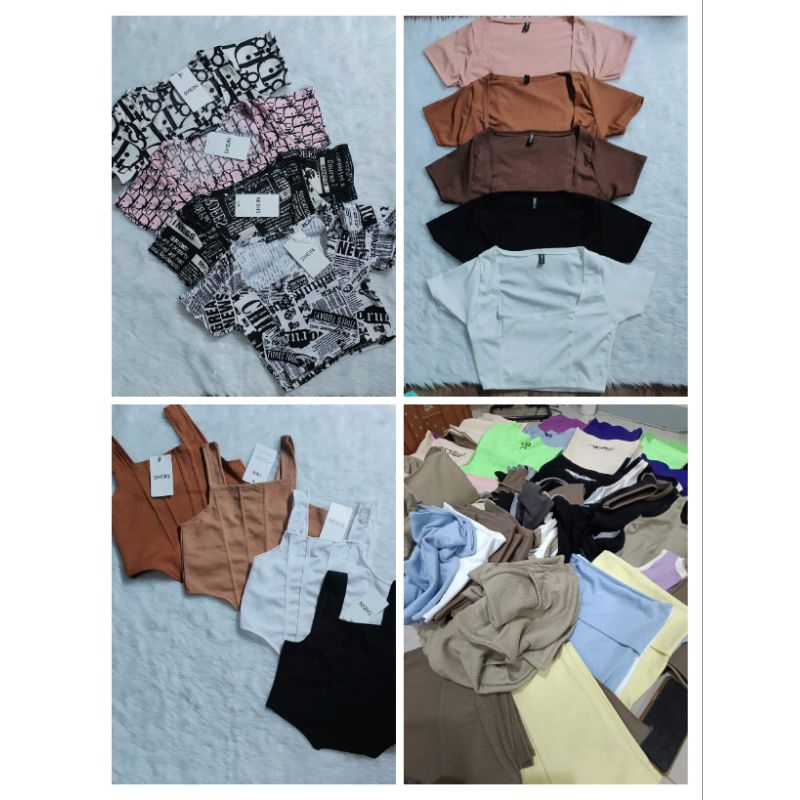 Assorted bundle of crop tops(2kl) | Shopee Philippines