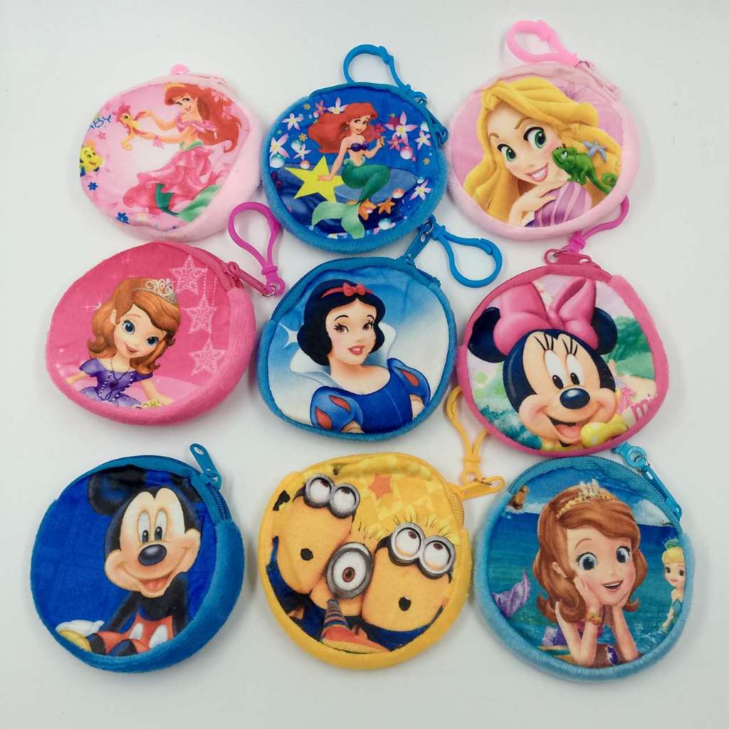Mini Wallet Coin Purse Kids Character Random Design Cartoon Character ...