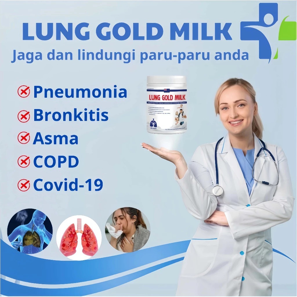 LUNG GOLD MILK, Drtoxify Clean Lung Prevention Asthma Pneumonia Relieve ...
