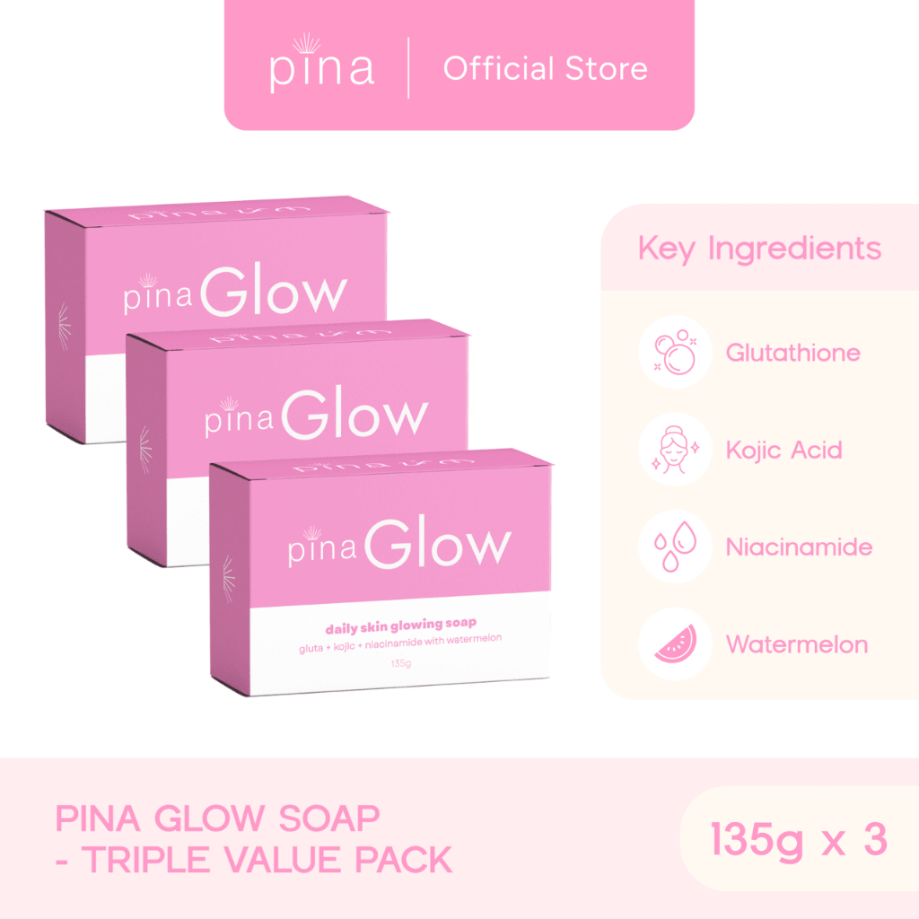 Pina Niacinamide Soap - Triple Value Pack | Infused with Watermelon ...