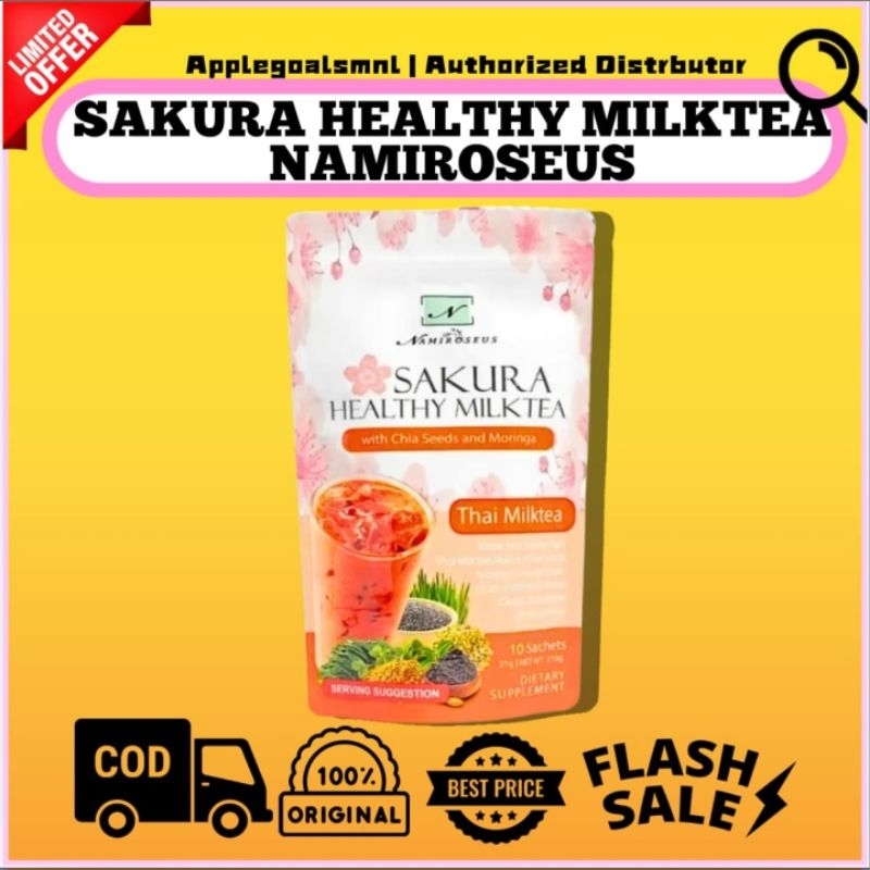 Namiroseus Sakura Healthy Milktea Thai Tea Stevia Hot Cold Breastmilk booster | Shopee Philippines