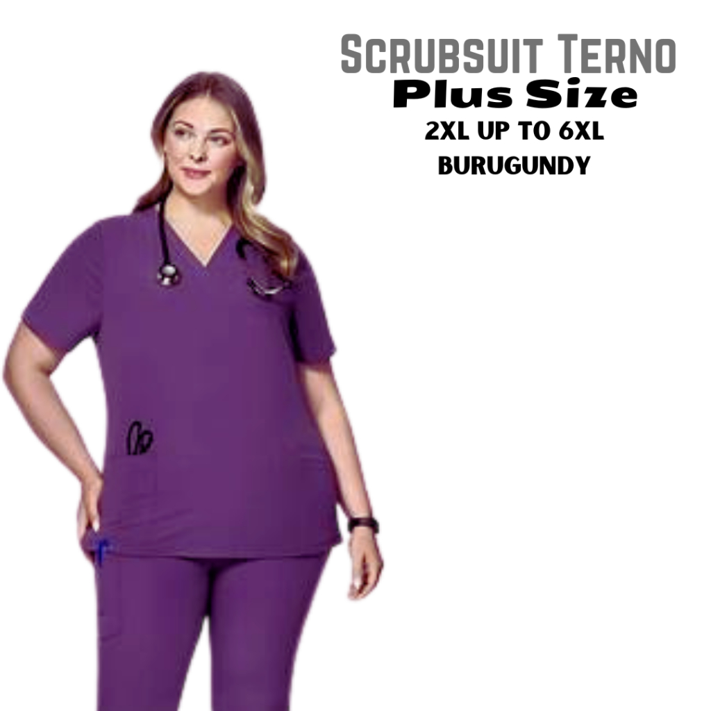 Lfact10 Scrub Suit Plus Size for Chubby Type Canadian Cotton | Shopee ...