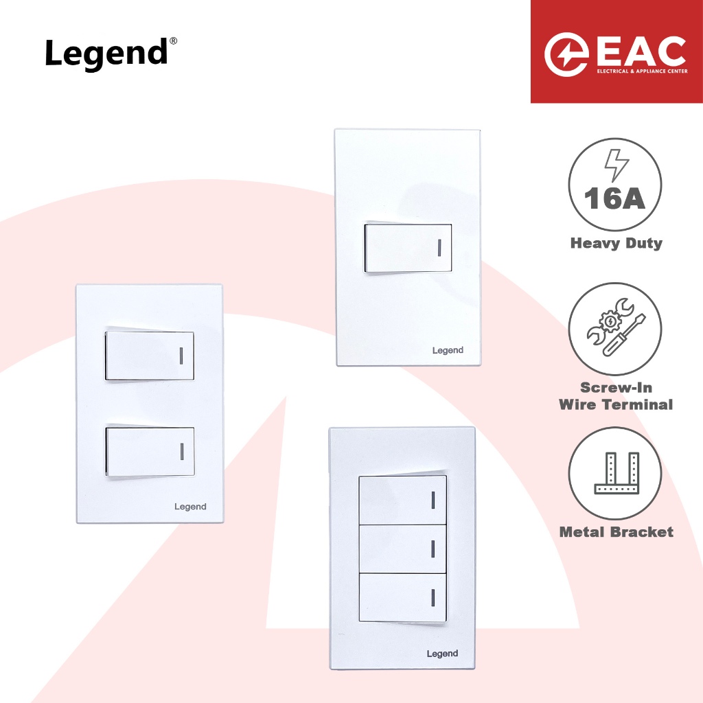 Legend 1-Way Switch Set | 1 Way Switch | Shopee Philippines