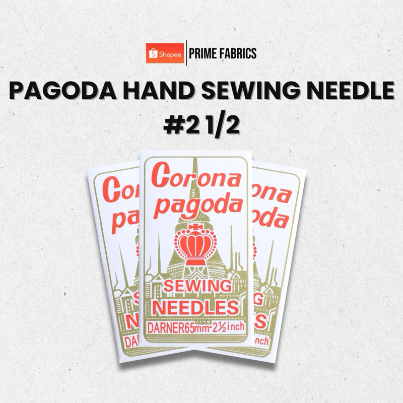 Pagoda Hand Sewing Needle #2 1/2 (White) | Shopee Philippines