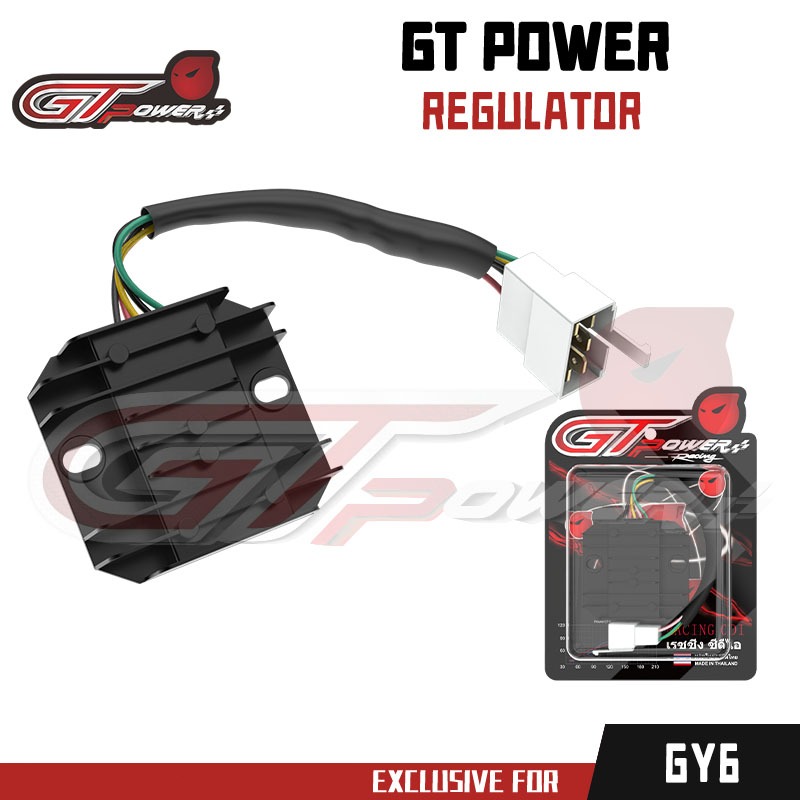 GT POWER REGULATOR GY6-125 / GY6-150（5 PINS）/ FULL WAVE RECTIFIER Made ...