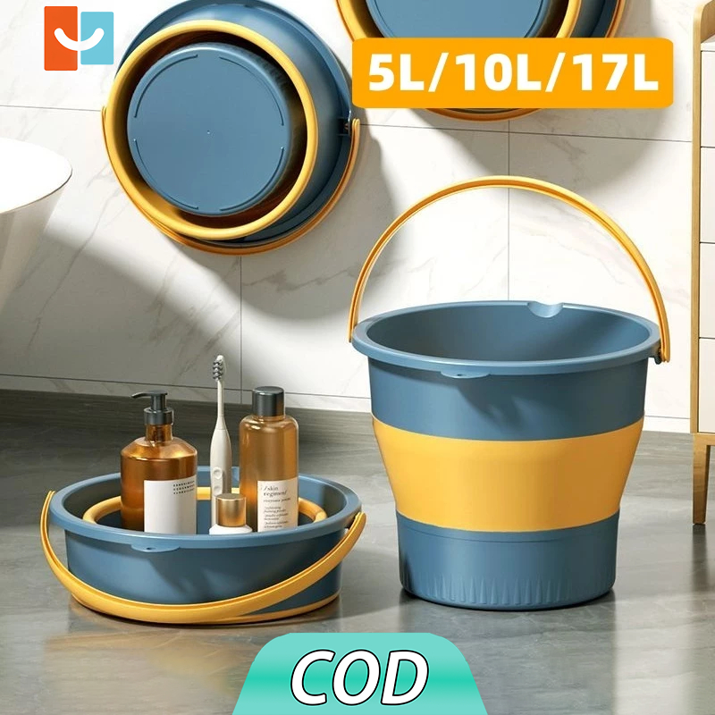 Foldable foldable Plastic bucket Car Wash water timba Household ...