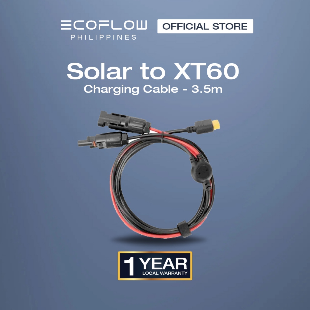 EcoFlow Solar MC4 to XT60 Charging Cable 3.5m | Shopee Philippines