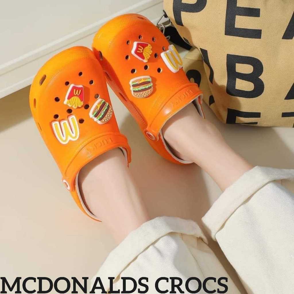 McDo Crocs McDonald's Crocs Orange Crocs | Shopee Philippines