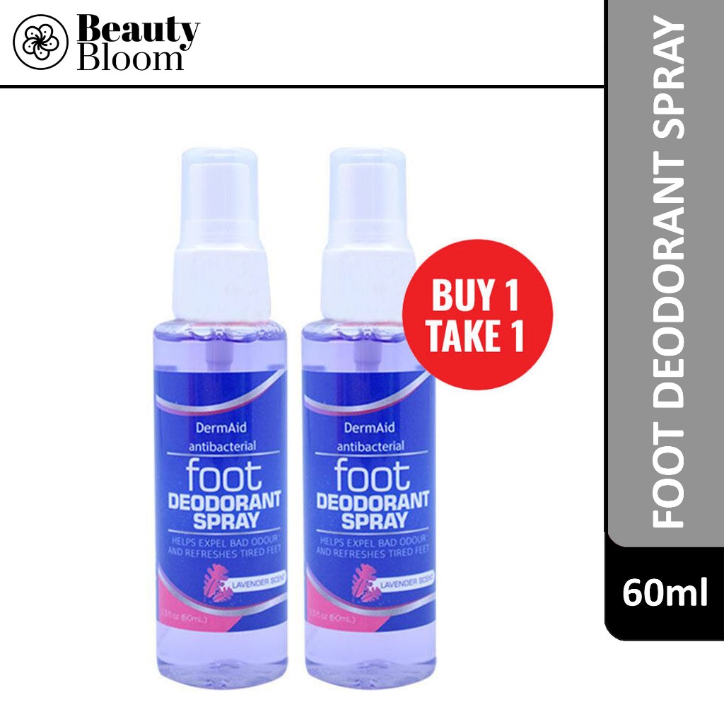 Dermaid Foot Deodorant Spray 60ml Lavender Buy 1 Take 1 | Shopee ...