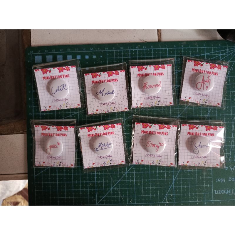 Bini Signature Mini Button Pin | Shopee Philippines
