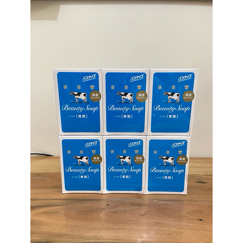 Japan Beauty Cow Soap Blue (3pcs per pack) | Shopee Philippines