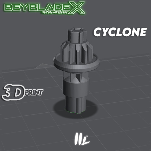 [Beyblade-X] Cyclone BIT 3d Printed bits | Shopee Philippines