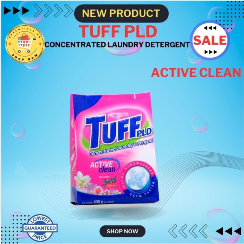 TUFF ACTIVE CLEAN PLD CONCENTRATED POWDER LAUNDRY DETERGENT | Shopee ...