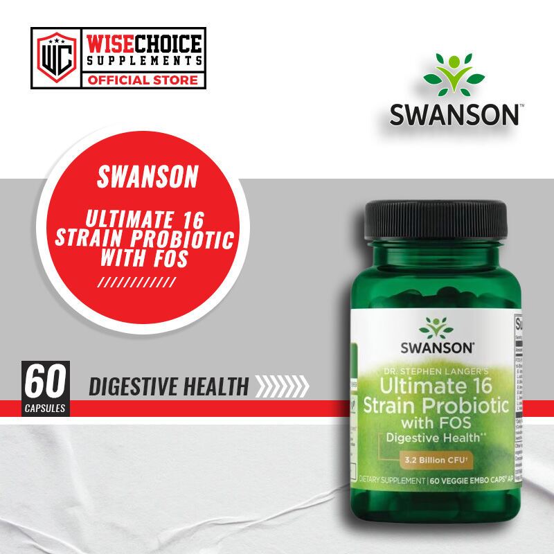 Swanson Ultimate 16 Strain Probolic With Fos | Shopee Philippines
