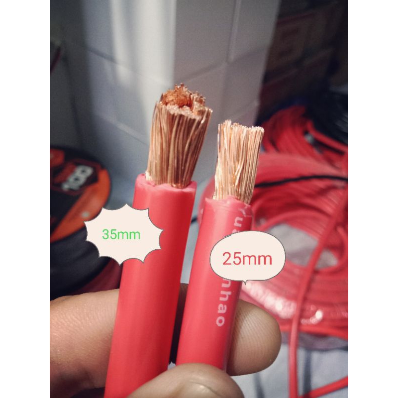 Pure copper wire super flexible wire 100% Copper 25mm 35mm | Shopee ...