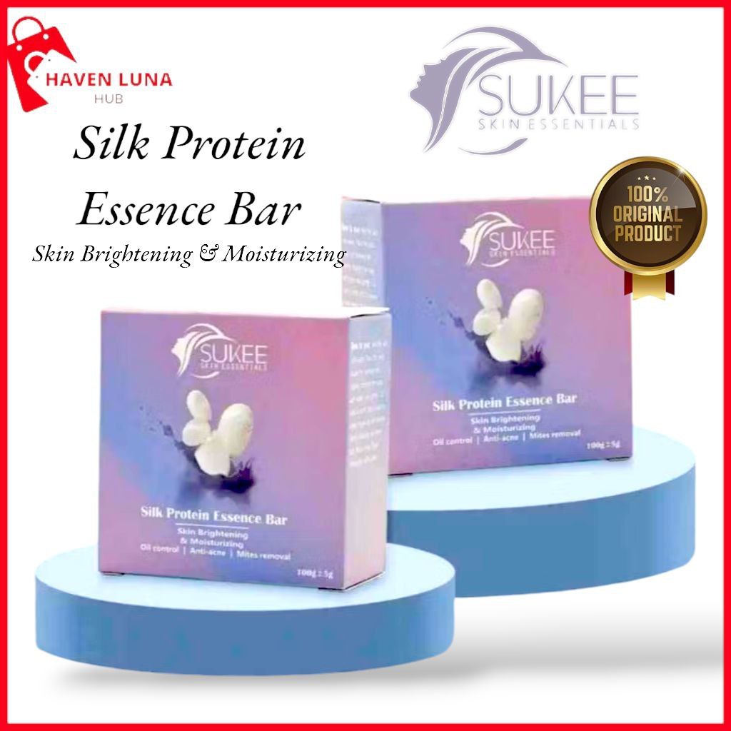 HLH Sukee Silk Protein Essence Bar 100g Goat Milk Soap for Skin ...
