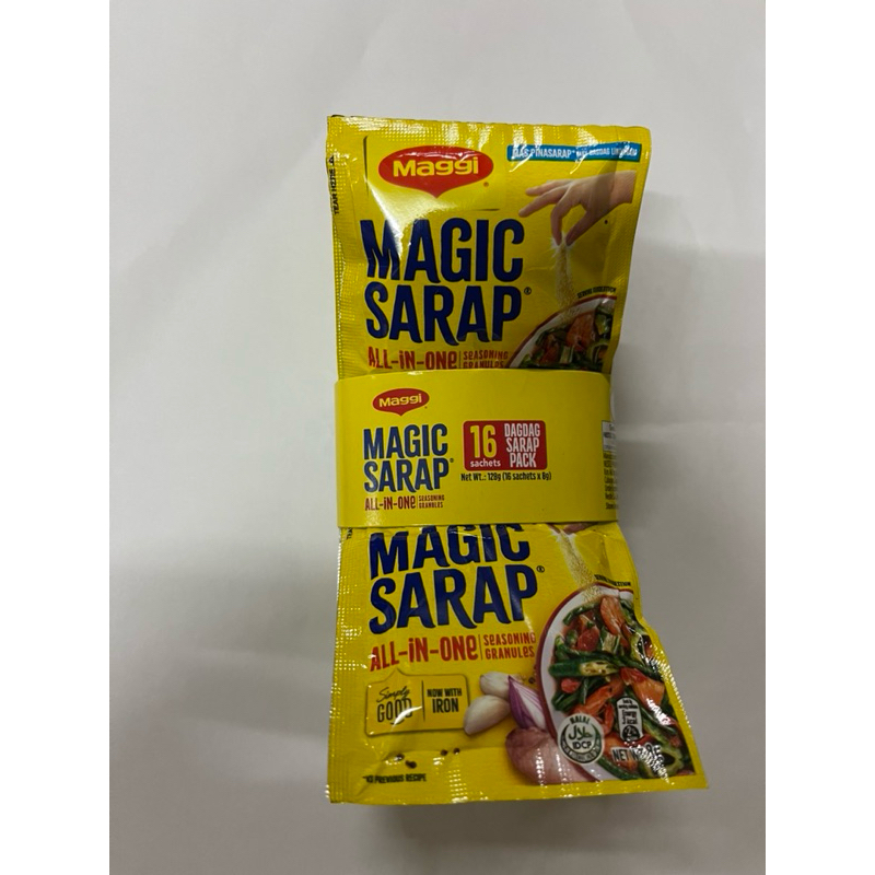 MAGIC SARAP 8grams 16sachet | Shopee Philippines
