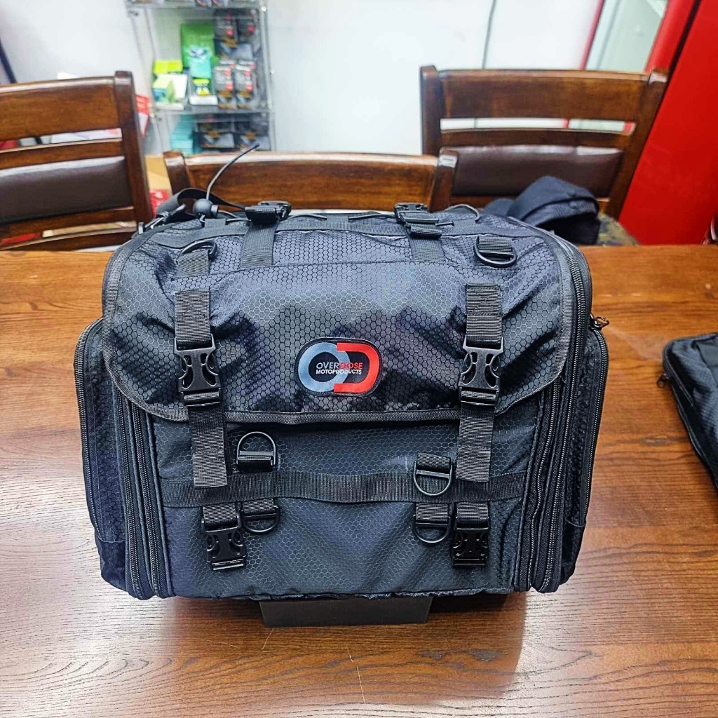 Overdose Motorcycle Top Bag collapsible and expandable | Shopee Philippines