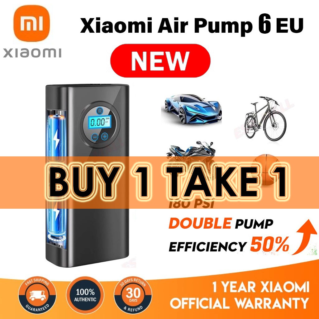 Xiaomi Tire Inflator Led Air Compressor Portable Car Tire Inflator For ...