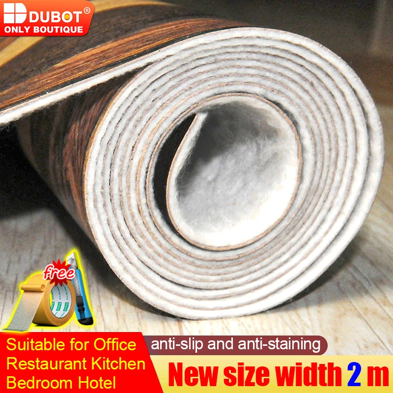 DUBOT 2X5M 2X10M floor mat linoleum rubberized anti-slip and anti ...