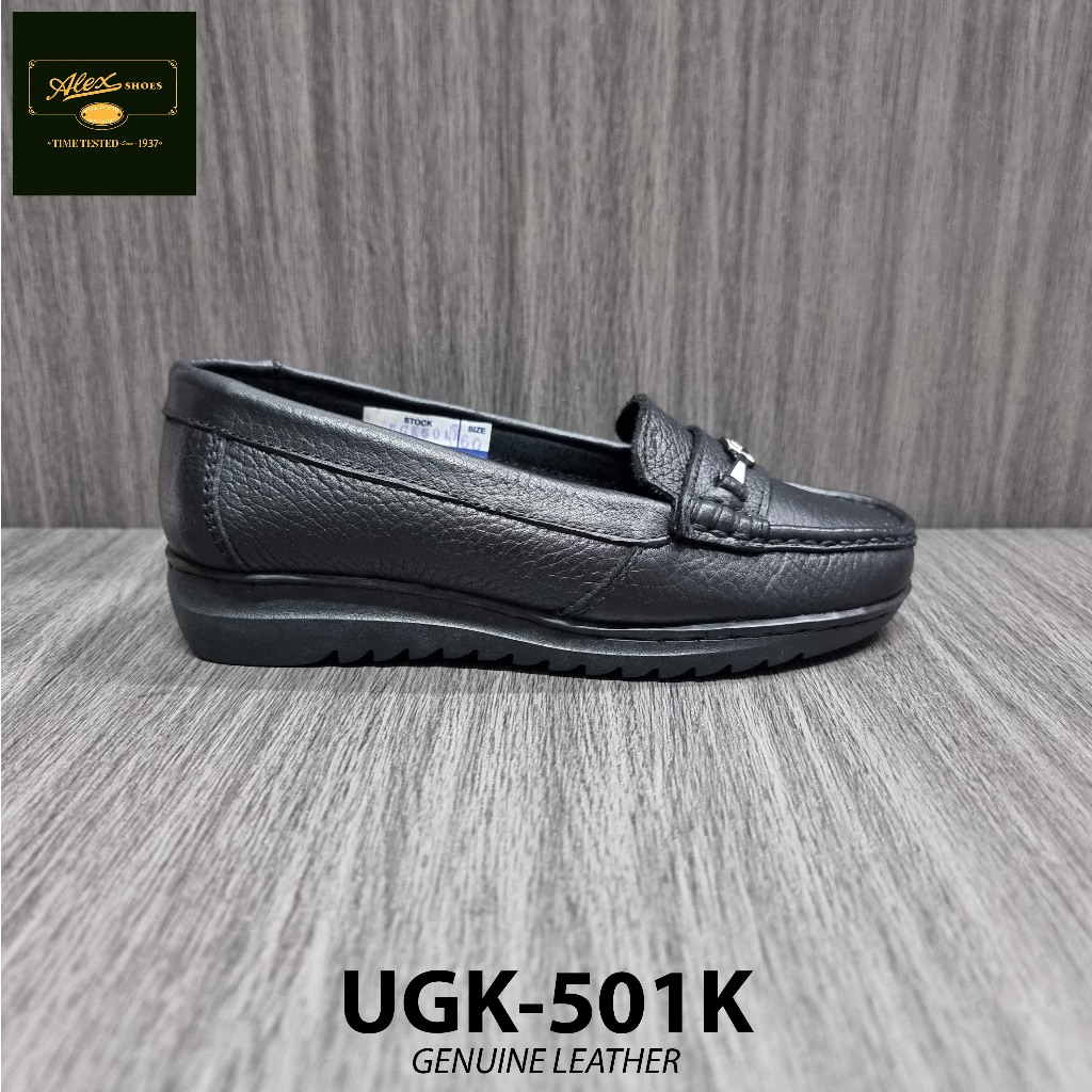 ALEX SHOES WOMEN'S TOPSIDER GENUINE LEATHER CASUAL DRIVING SHOES (UGK ...