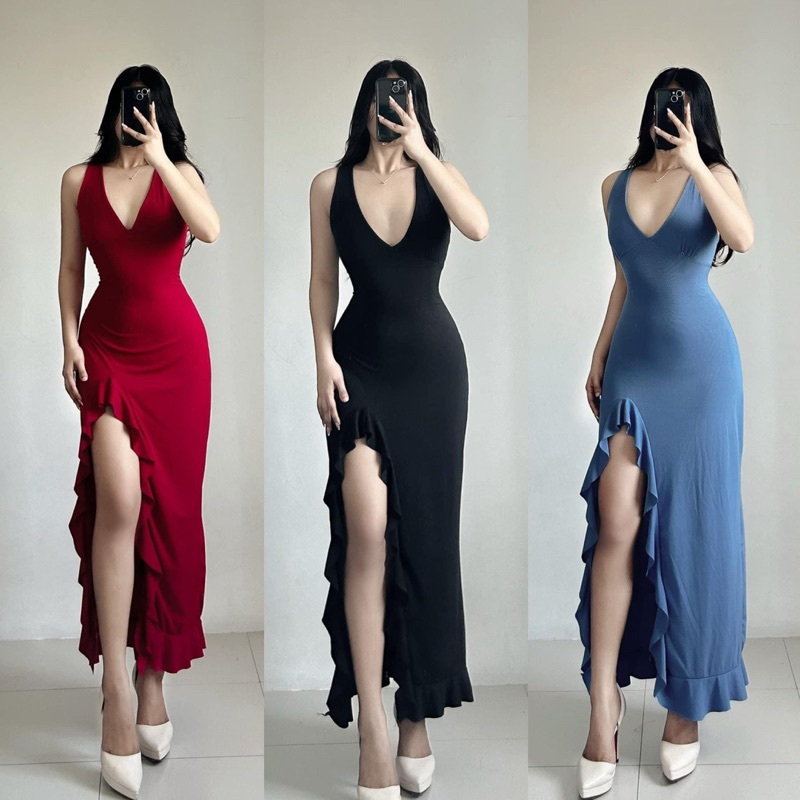 Beatrice Raffle Dress by Shelovestoshop | Shopee Philippines