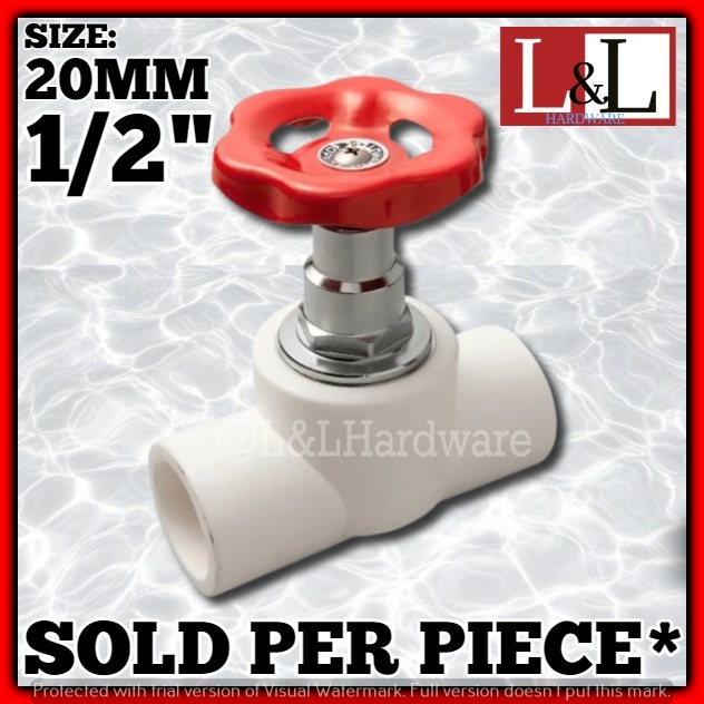 1PCS PPR-32 Stop Valve 20mm 1/2 PPR Pipe Fittings | Shopee Philippines