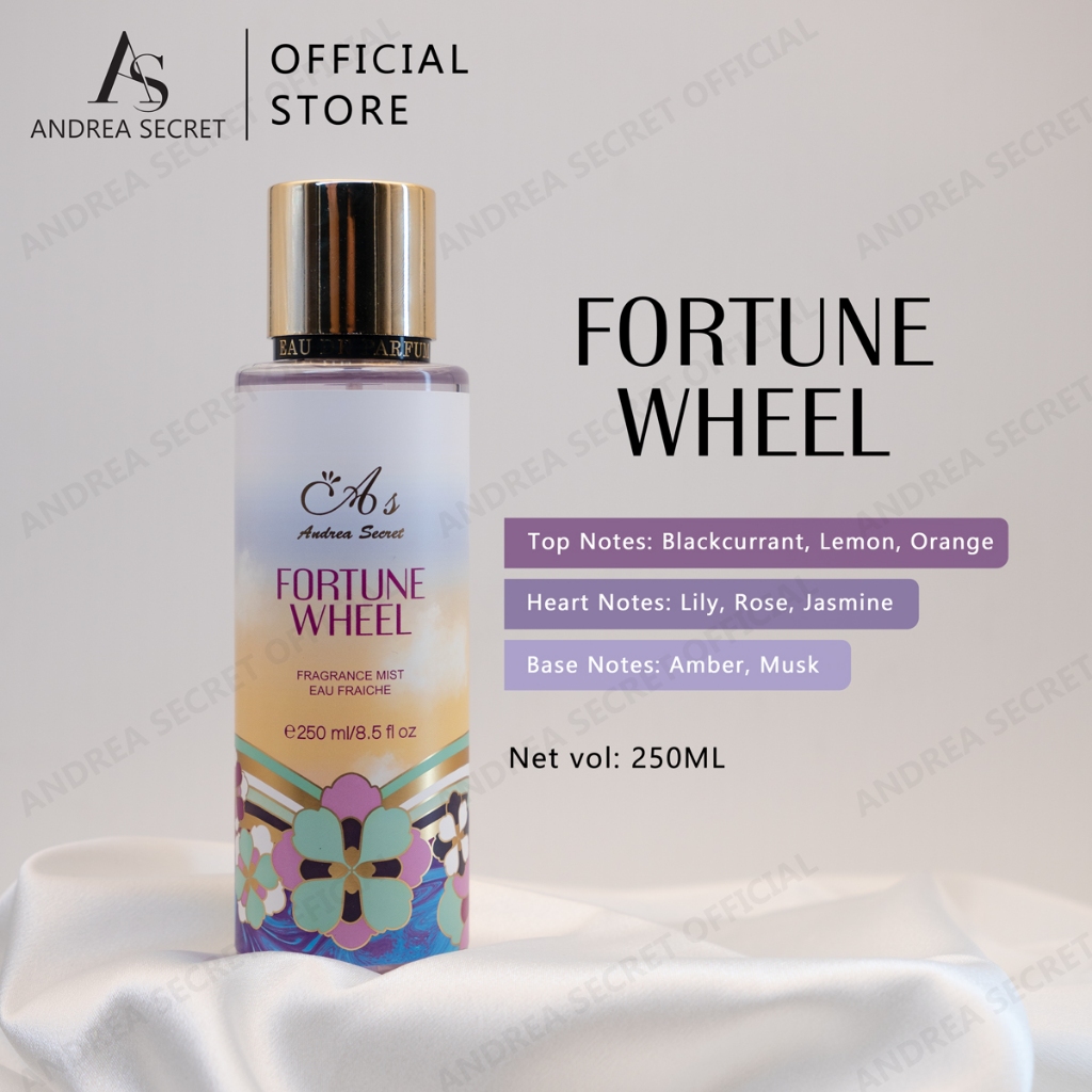 Andrea Secret Fortune Wheel | 250ML | Long Last Fragrance | Eau De ...