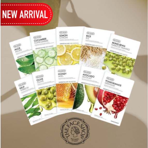 THE FACE SHOP REAL NATURE Mask | Shopee Philippines