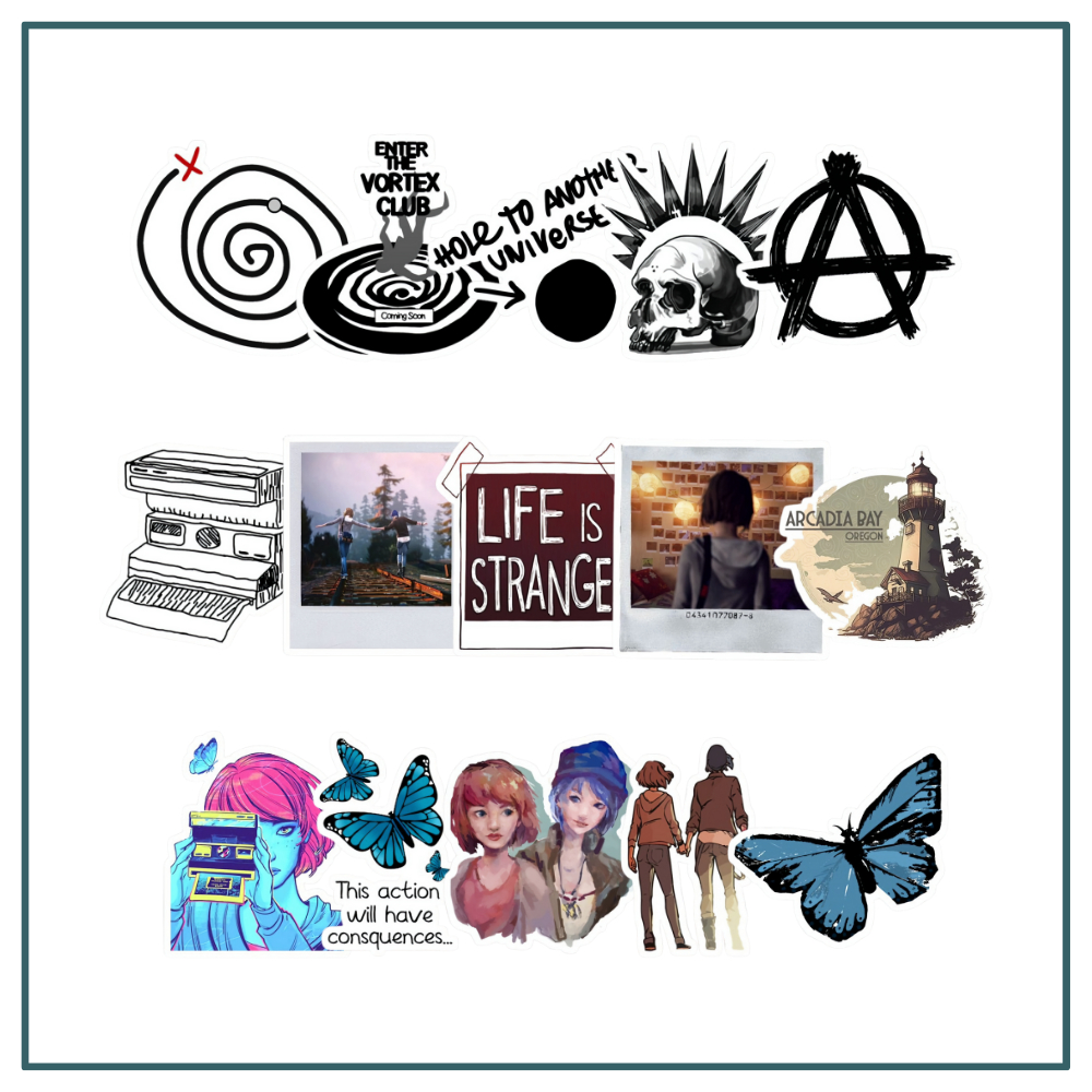 Life is Strange Stickers | Laminated Laptop Phone Bag Bottle Journal ...