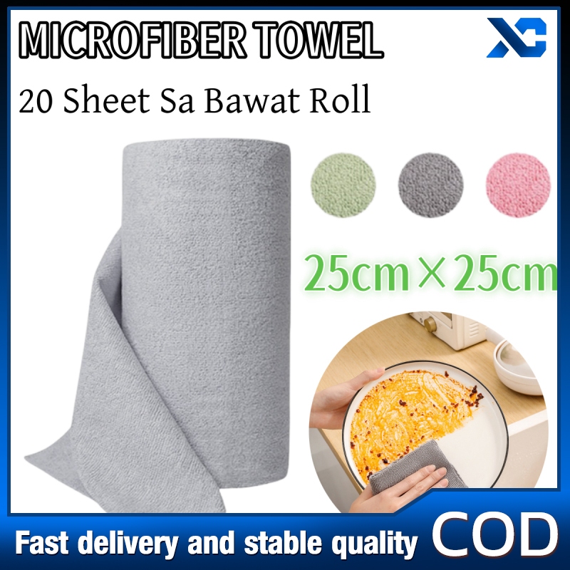 XC 60pcs/3Roll Dish Cloth/Kitchen Rag/Reusable Towel Roll/Kitchen Towel ...