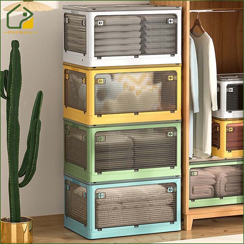 PoP Foldable Storage Box Collapsible Organizer Clothes Stackable ...