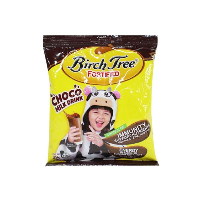Birch Tree Fortified Powdered Milk Drink Choco 29g(12pcks) | Shopee ...