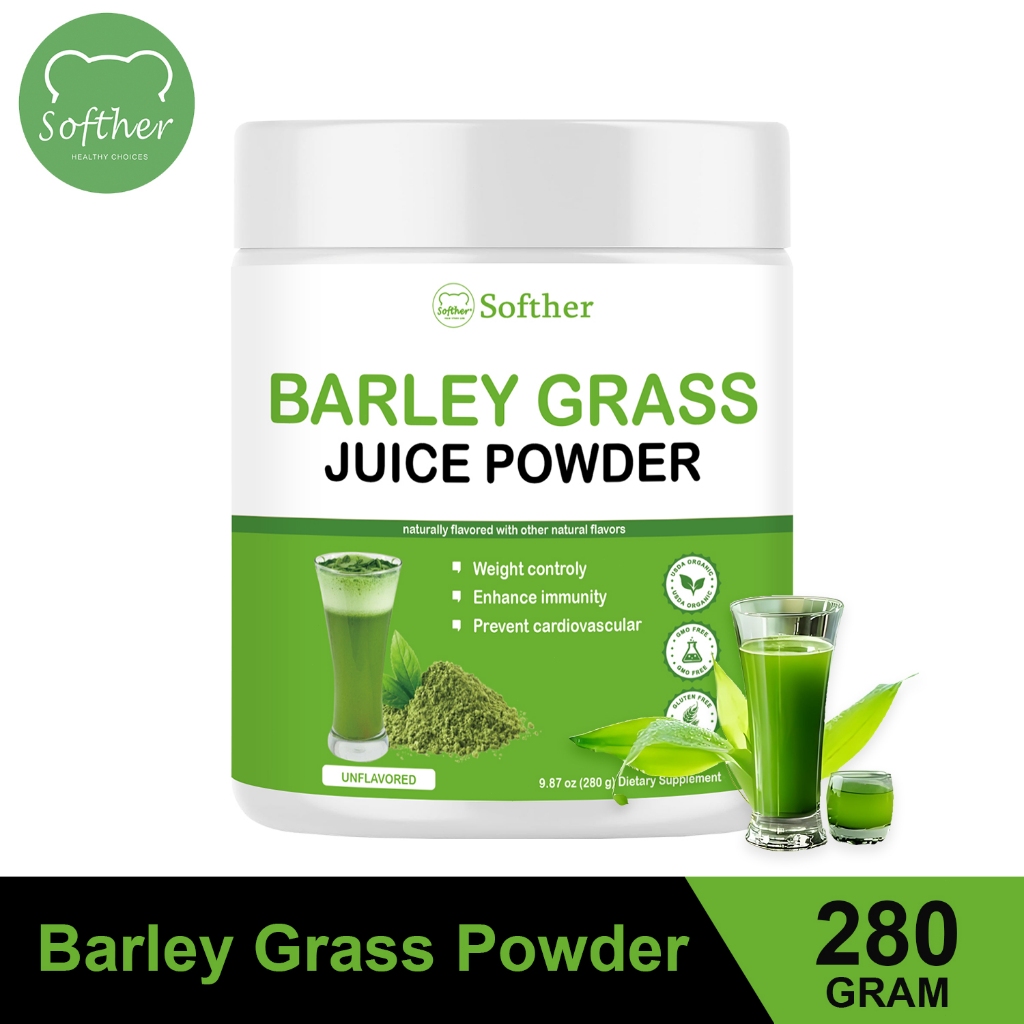 SOFTHER Barley Grass Powder Original Slimming Juice Weight Loss Barley ...