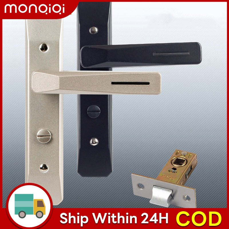 Room Door Handle Locked High-Grade Aluminum Alloy Handle Lock Door Lock ...