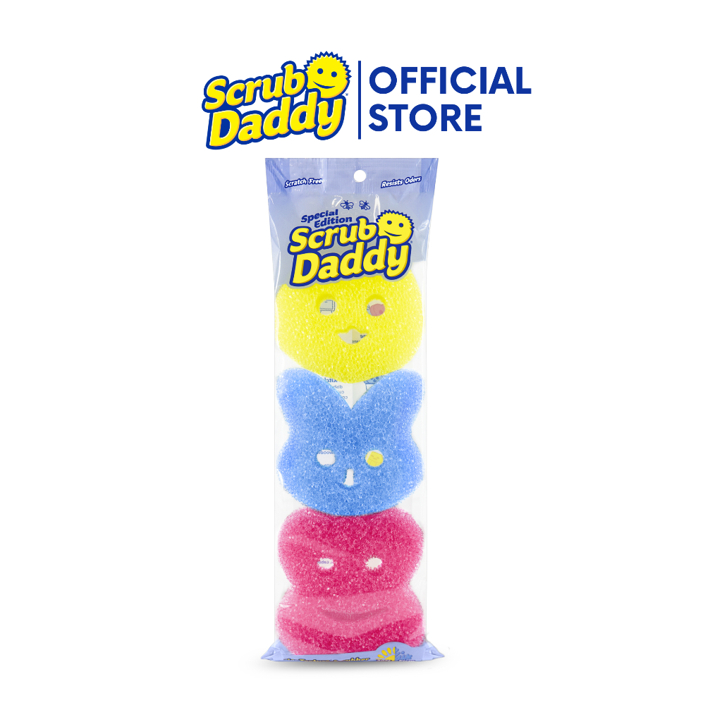 Scrub Daddy Spring Edition (3 pcs in a pack - 1 BUTTERFLY, 1 CHICK, 1 ...