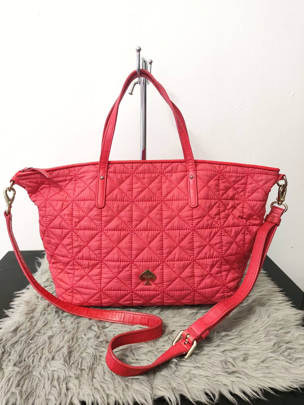 Kate Spade quilted nylon 2 way bag (Original Preloved) | Shopee Philippines