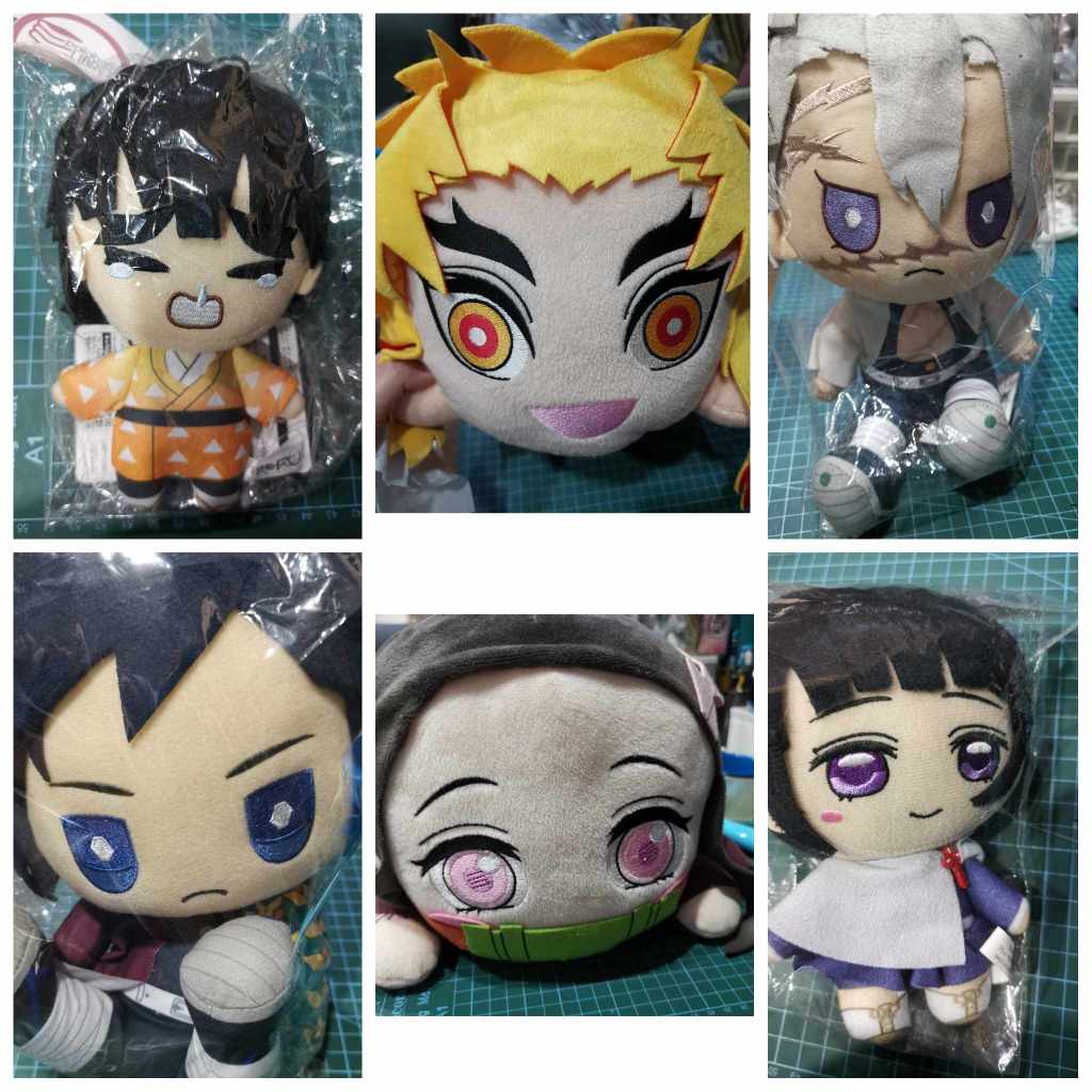 Demon Slayer Kimetsu no Yaiba Stuff Toy Nezuko Rengoku Zenitsu Giyu ...