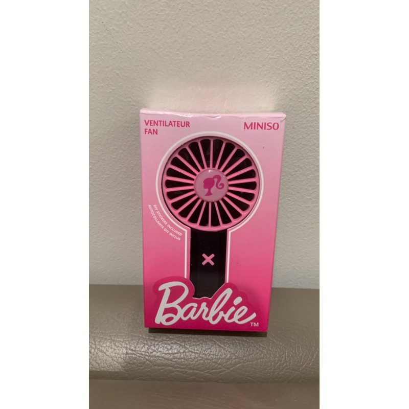miniso barbie portable fan | Shopee Philippines