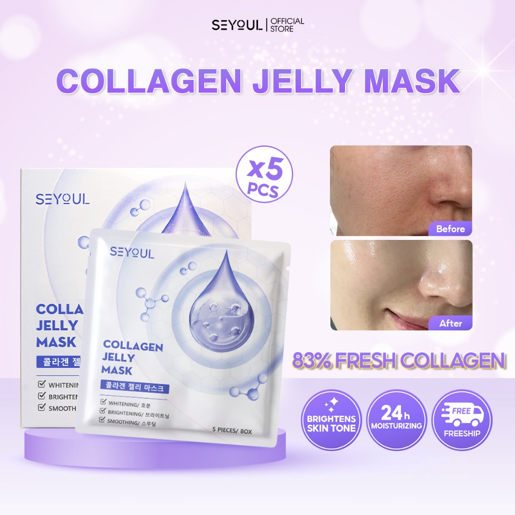 SEYOUL Collagen Jelly Mask - Brightening, Deeply Moisturizing, Making ...
